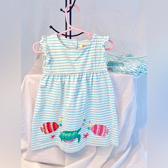 Mini Boden | Dresses | Mini Boden 92 Month Like New Summer Dress With ...